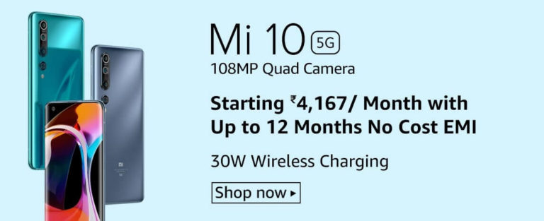 Redmi Smartphones Mi 10 5G Phone Information on Amazon Sale - Popular ...