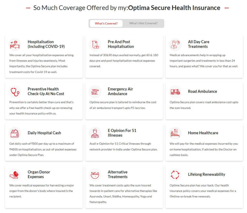 HDFC ERGO Health Insurance Optima Secure - Popular In India