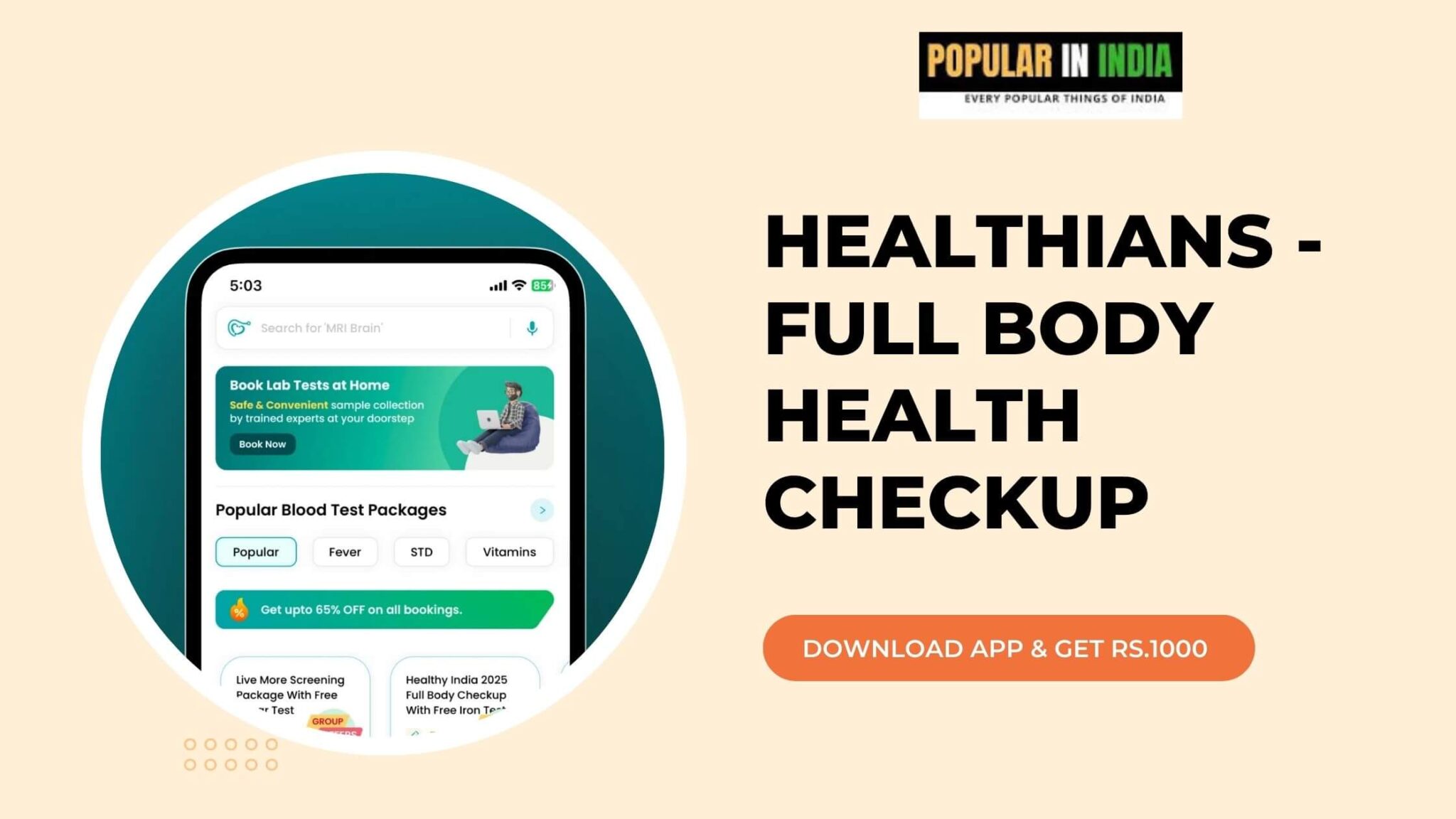 Healthians Full Body Checkup with Free Iron Test - Complete Guide ...